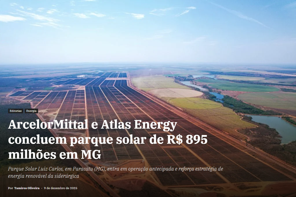 Parque Solar Luiz Carlos, em Paracatu (MG), entra em operação ...